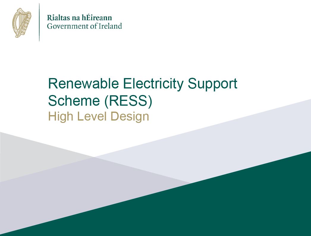 Renewable Electricity Support Scheme RESS - Fehily Timoney