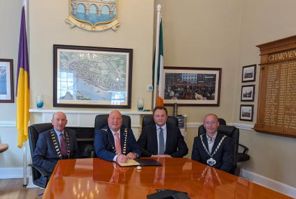 South East Greenway Contract Signing - Fehily Timoney